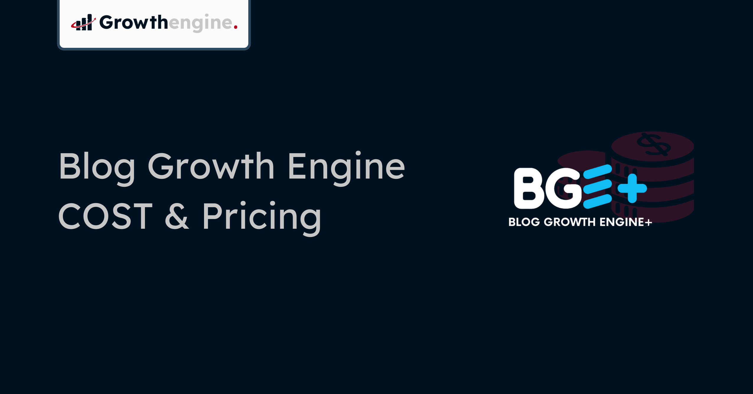 Blog Growth Engine Cost | Starts At $997